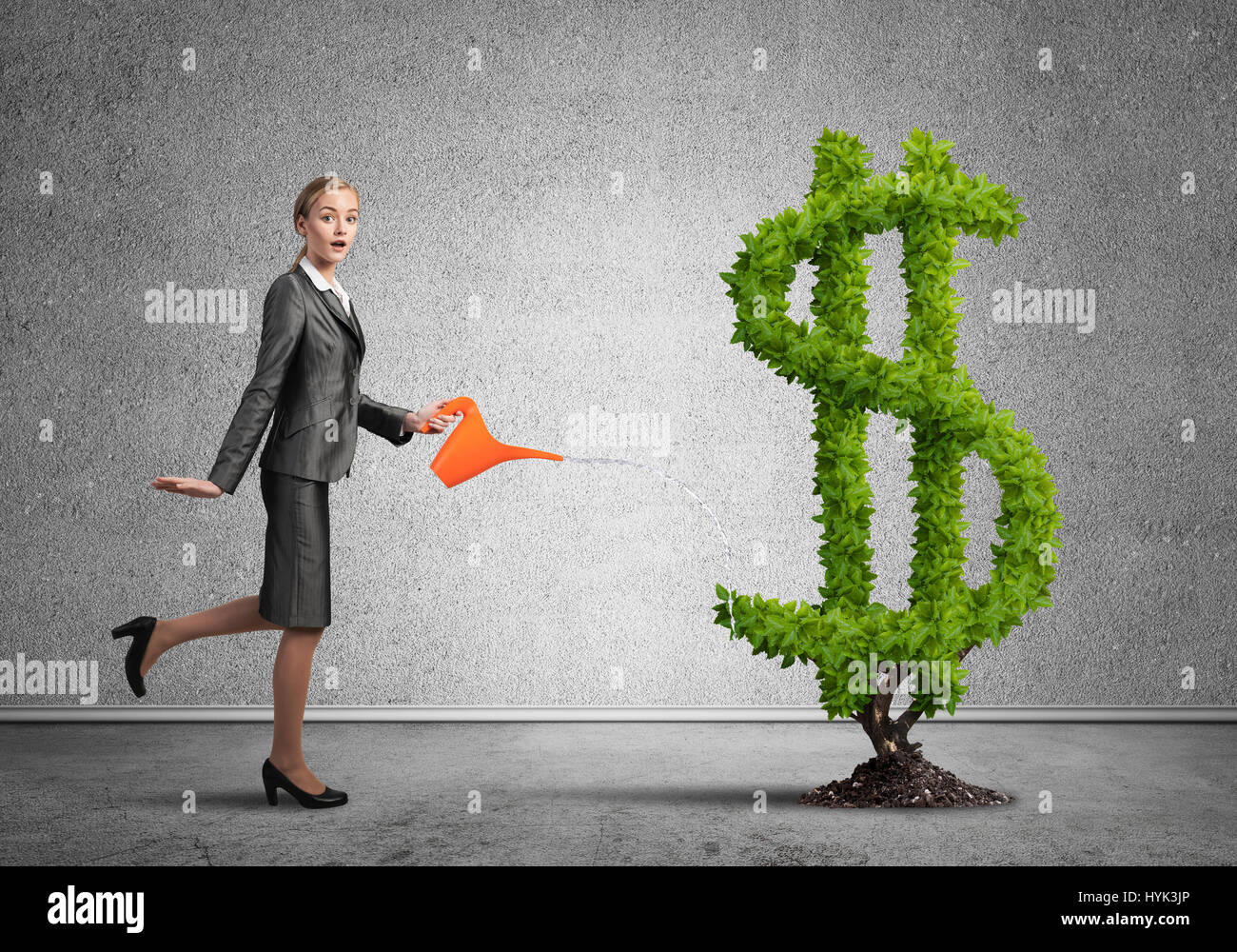 Make your money grow Stock Photo - Alamy