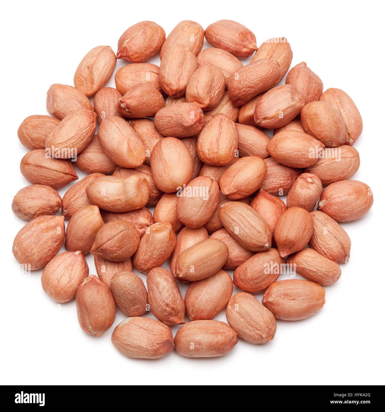 Peanuts, isolated on the white background, clipping path included Stock ...
