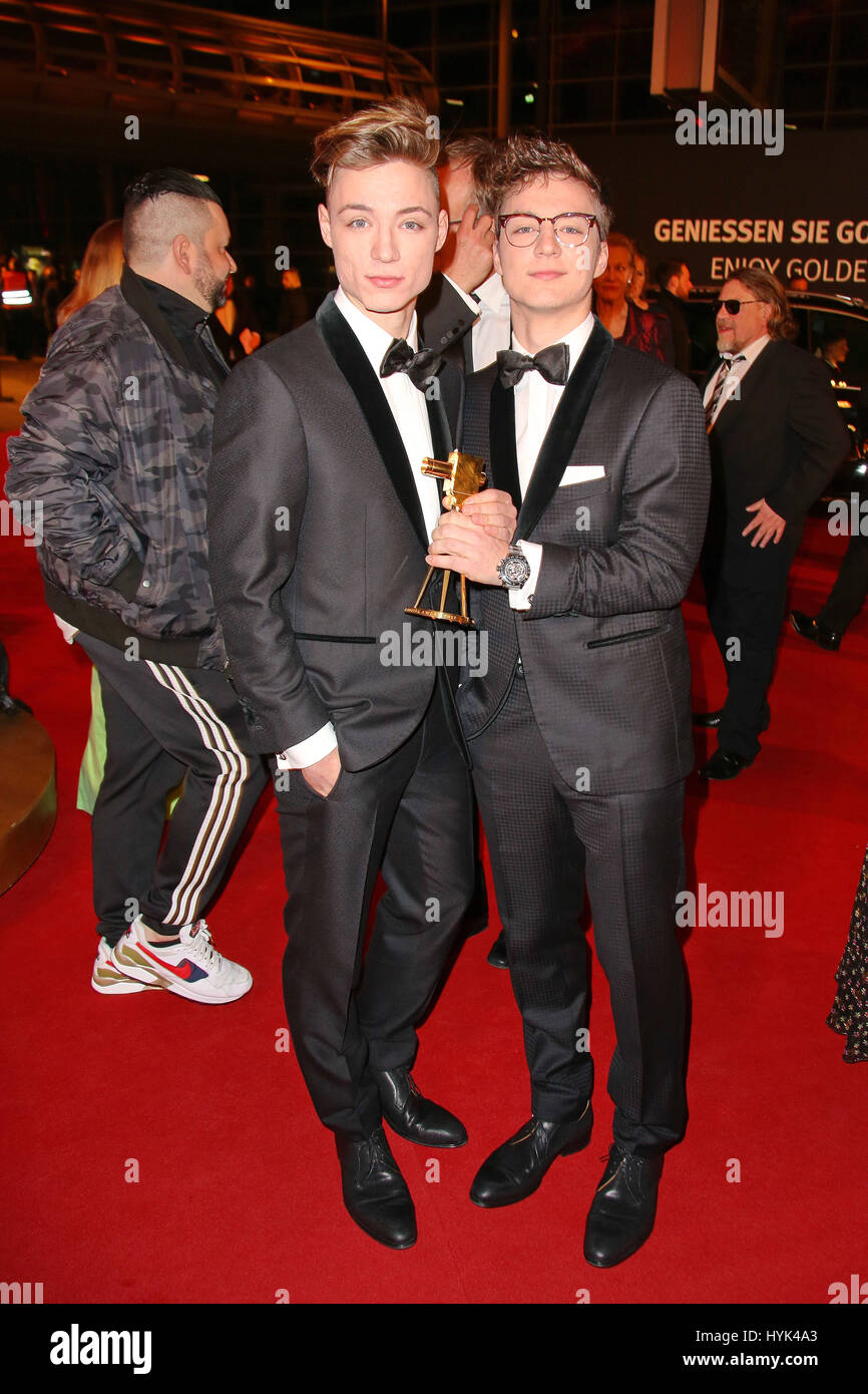 Goldene Kamera (Golden camera awards) 2017 at Messe Hamburg. Featuring ...