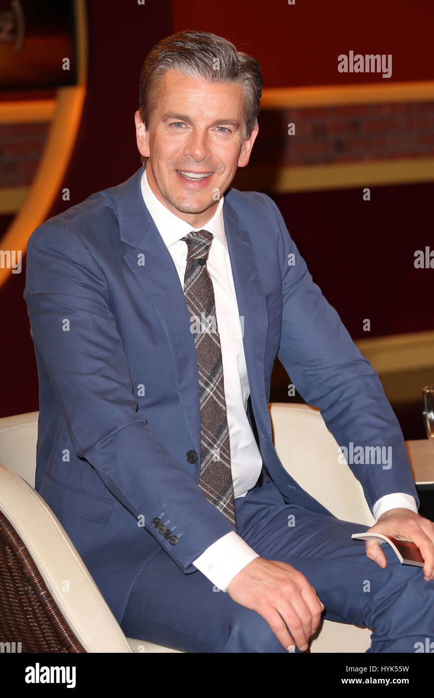 Markus Lanz Talkshow 1 at Studio Stahltwiete, broadcast date 01.03.2017 ...