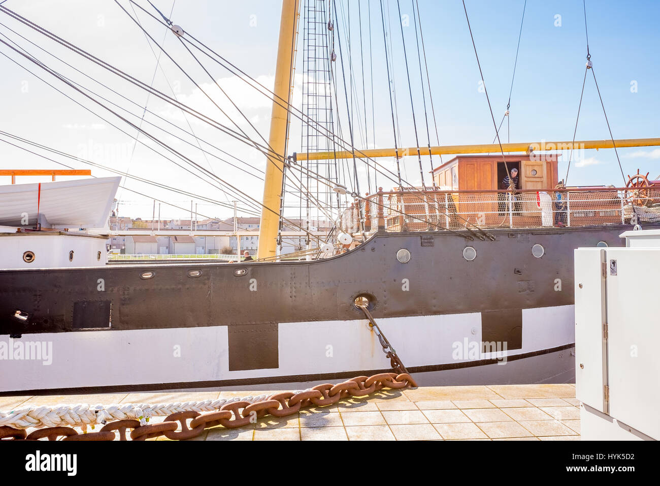 Tall Ship Glenlee from Riverside Museum, Glasgow Museum of Transport ...
