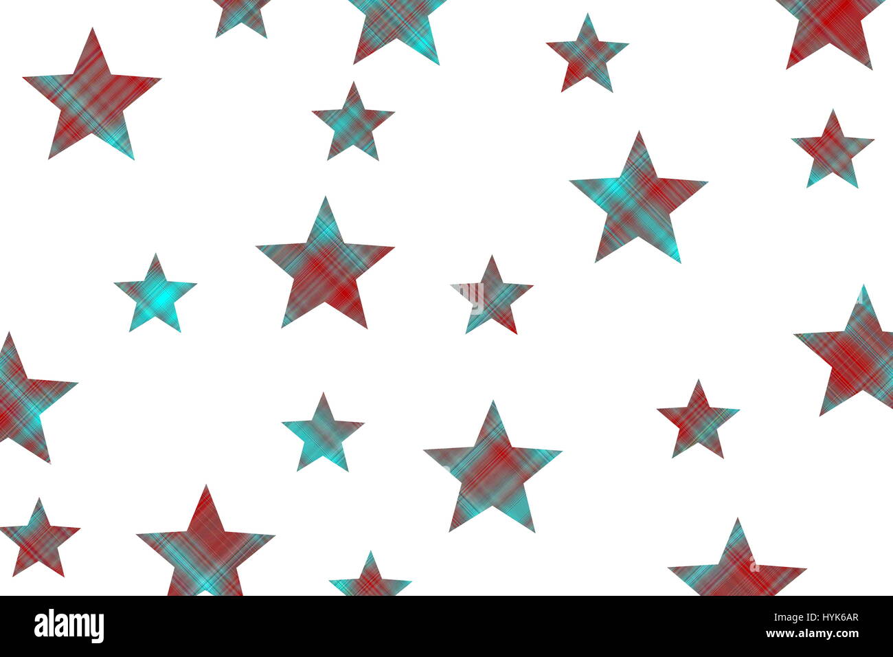 checkered stars on a white background Stock Photo - Alamy