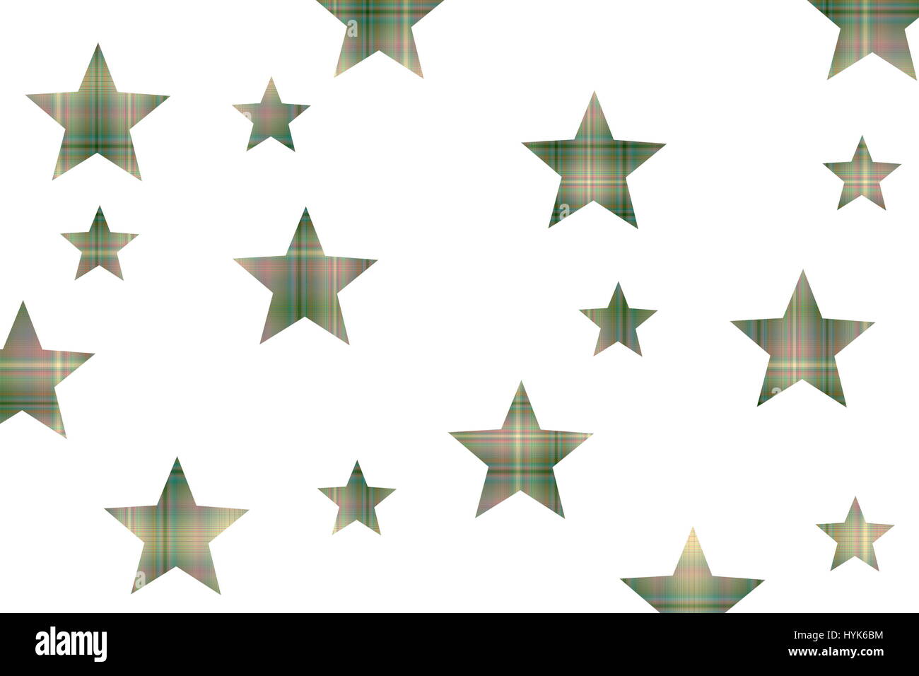 Checkered stars on a white background Stock Photo - Alamy