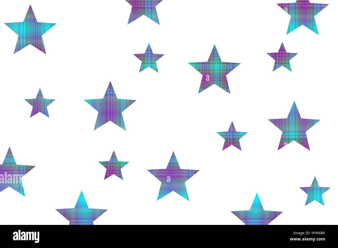 Checkered stars on a white background Stock Photo - Alamy