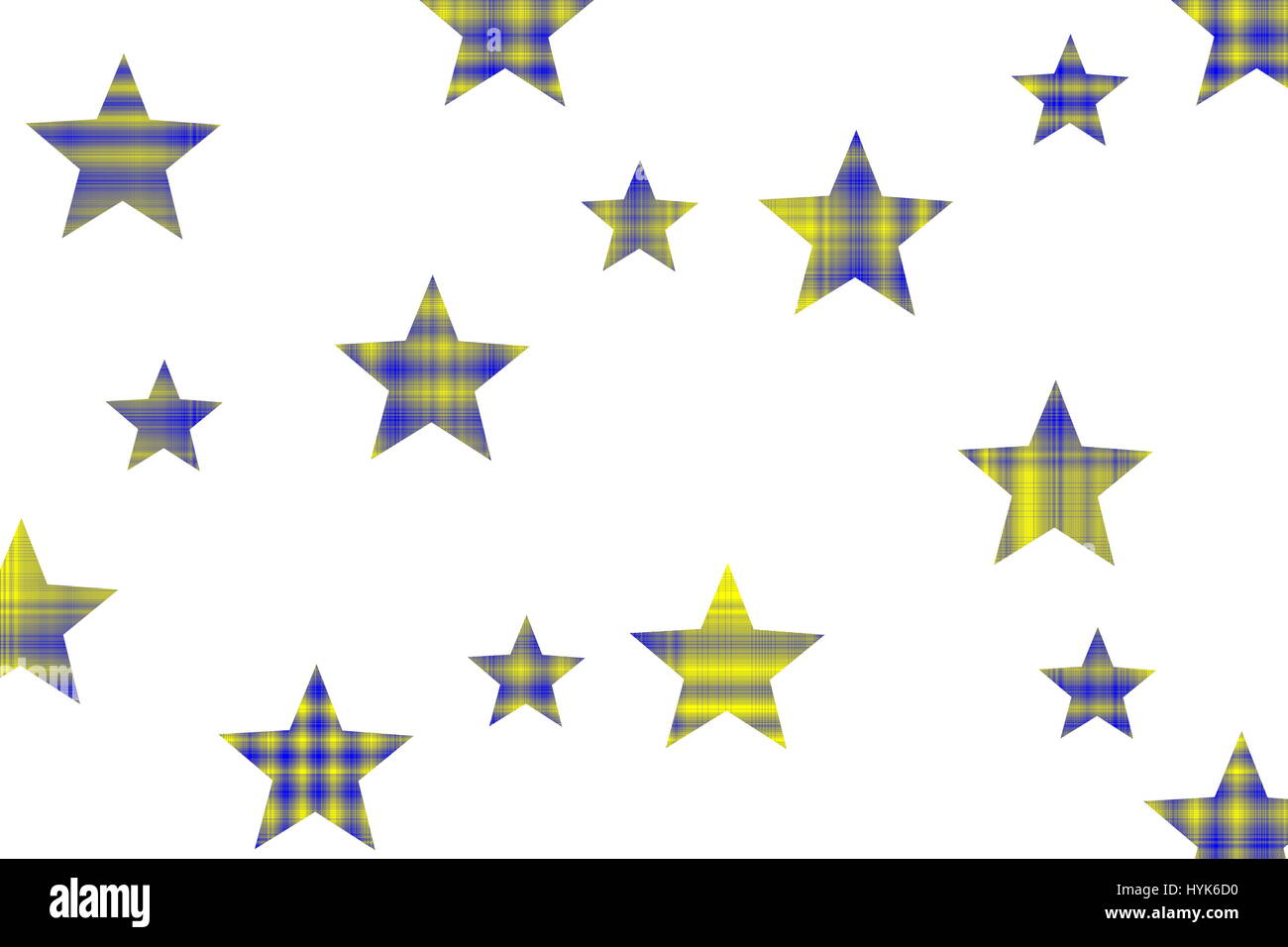 checkered stars on a white background Stock Photo - Alamy