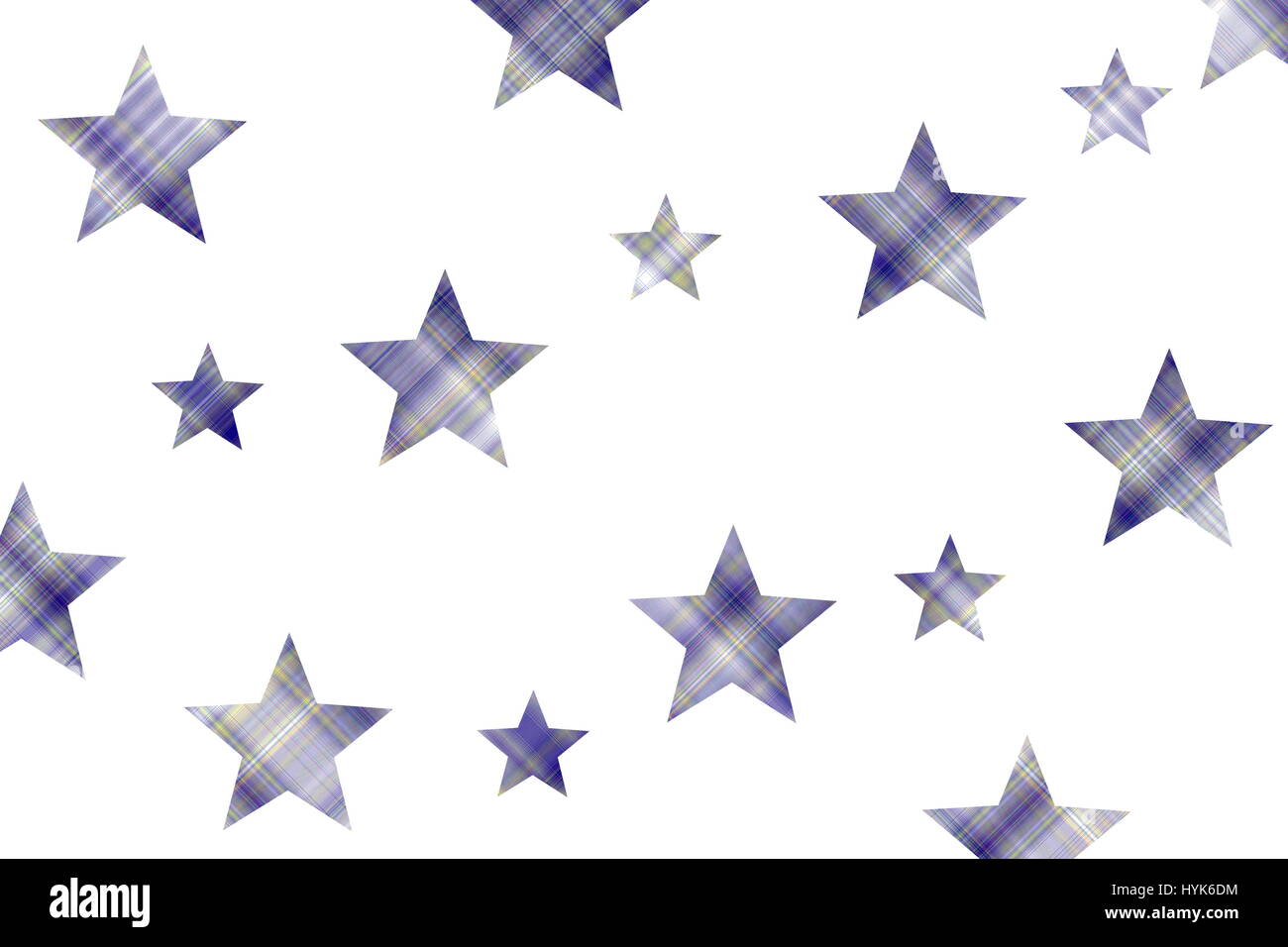 checkered stars on a white background Stock Photo - Alamy
