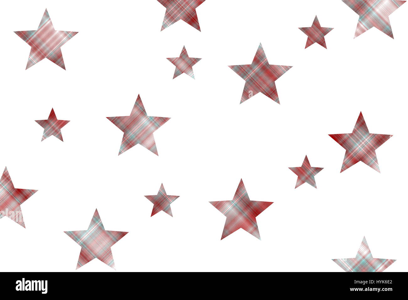 checkered stars on a white background Stock Photo - Alamy