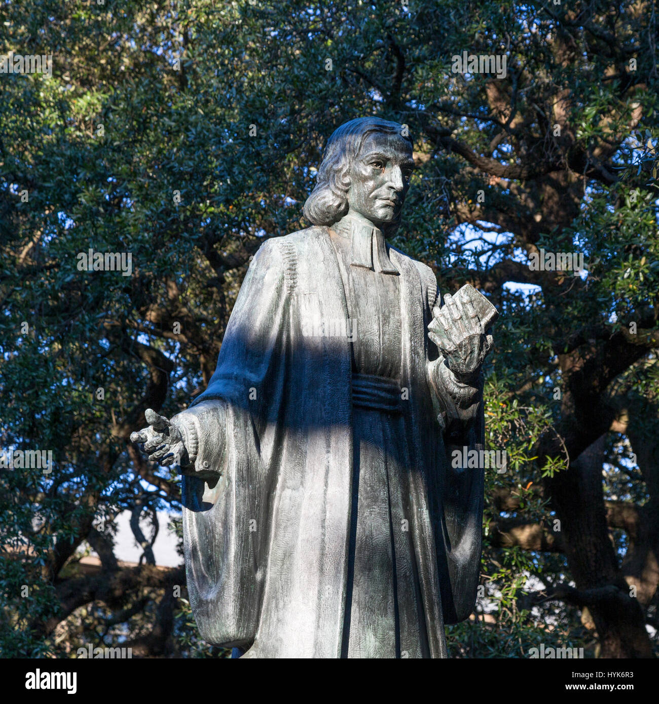 Savannah, Georgia. Statue of John Wesley, Founder of Methodism ...