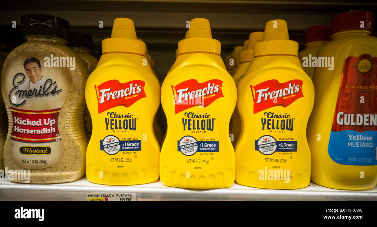 Frenchs mustard hi-res stock photography and images - Alamy
