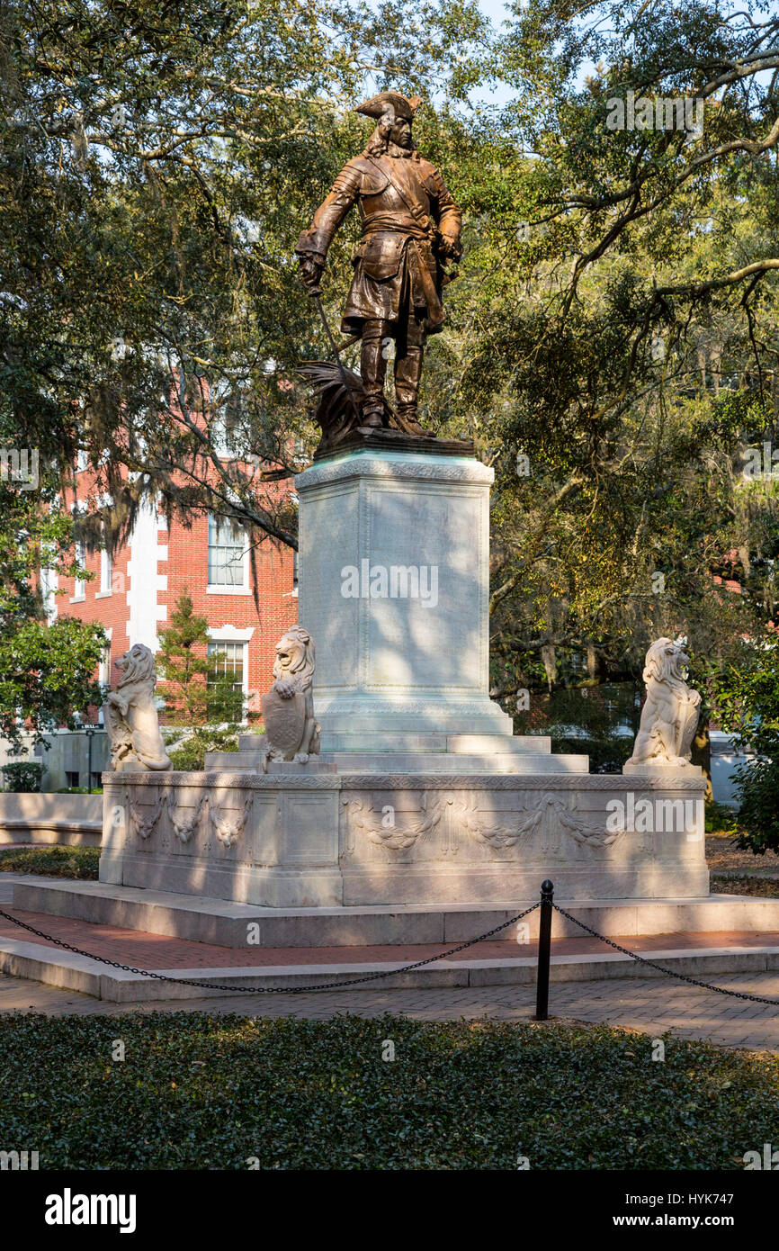 James Oglethorpe Statue