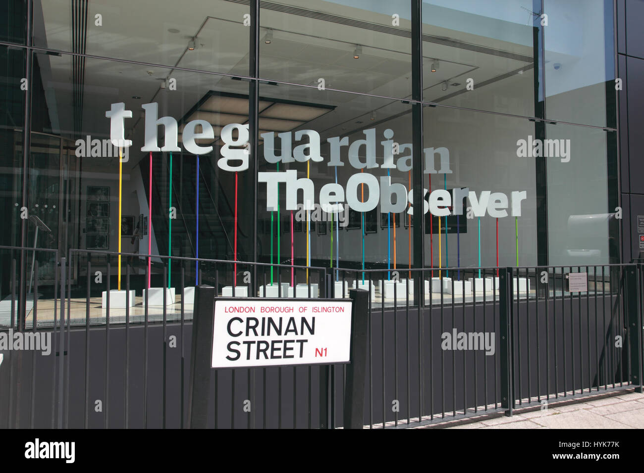 The offices of the Guardian and the Observer newspapers at King’s Cross ...