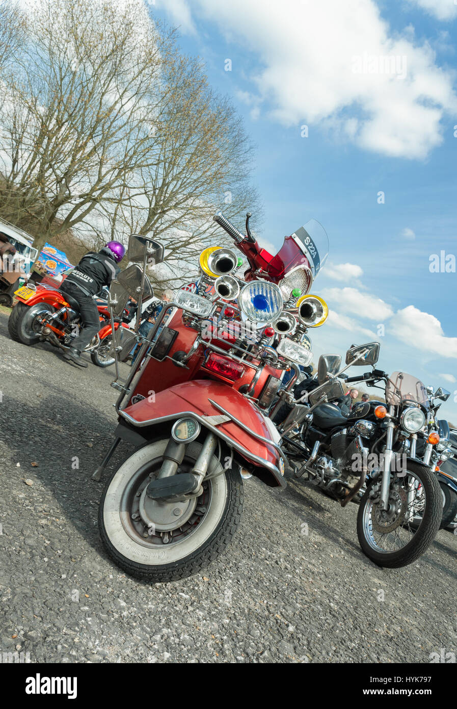 Custom Scooter Show High Resolution Stock Photography and Images - Alamy