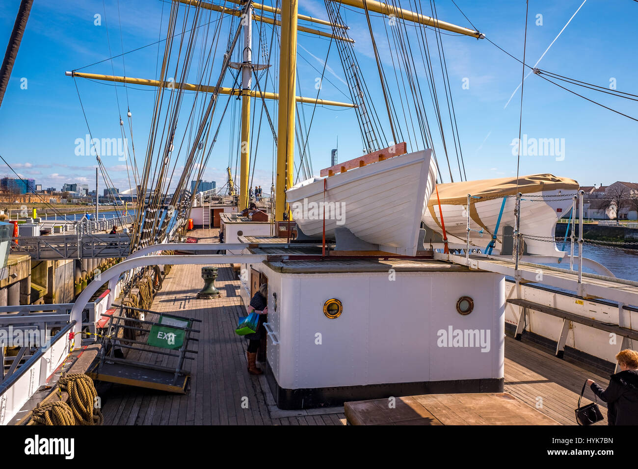 Tall Ship Glenlee from Riverside Museum, Glasgow Museum of Transport ...