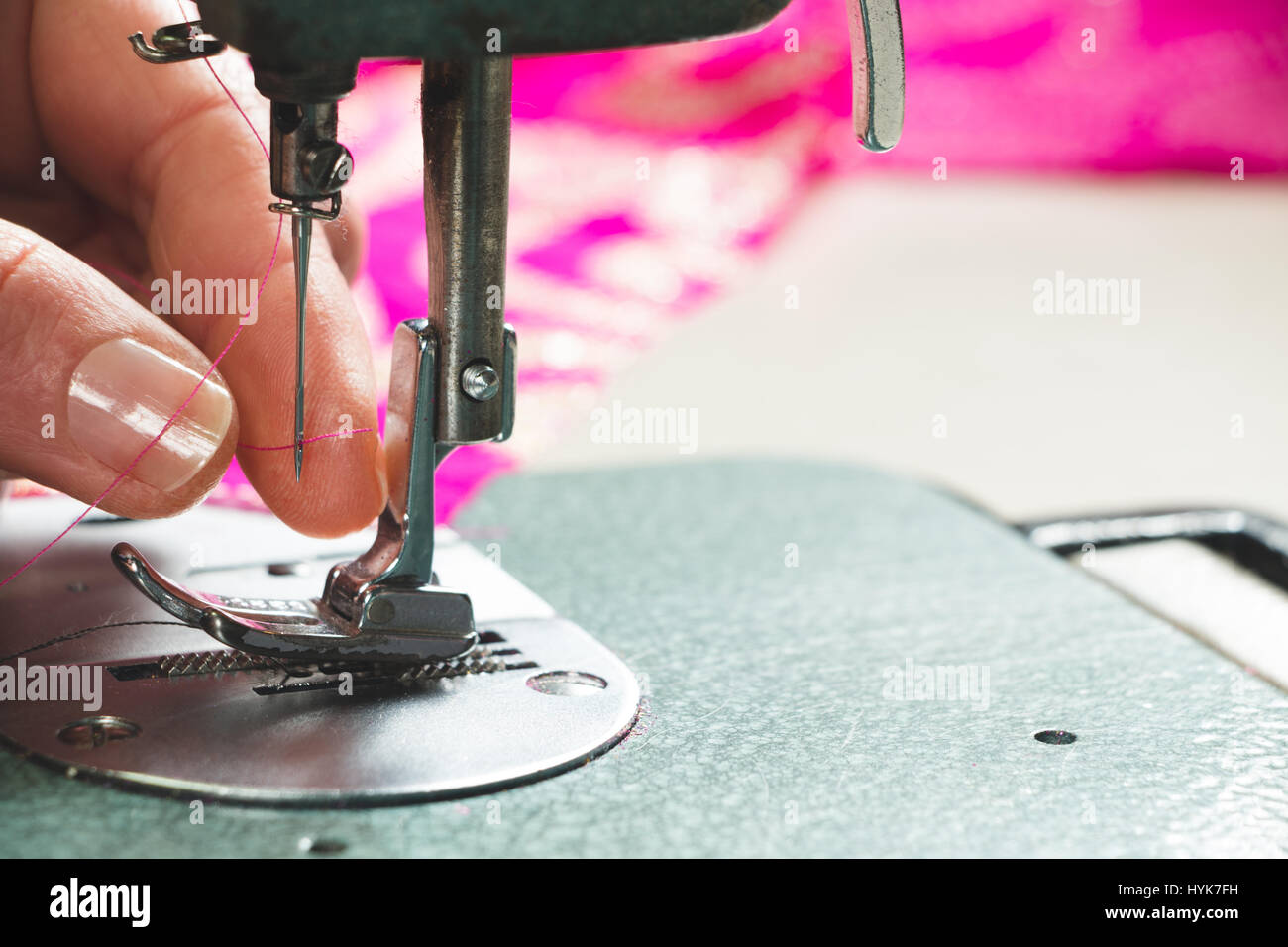 Threading needle hi-res stock photography and images - Alamy