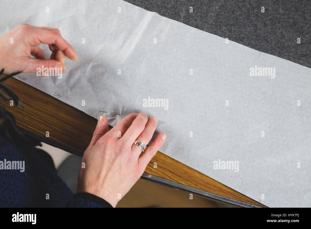 Attaching fabric hi-res stock photography and images - Alamy