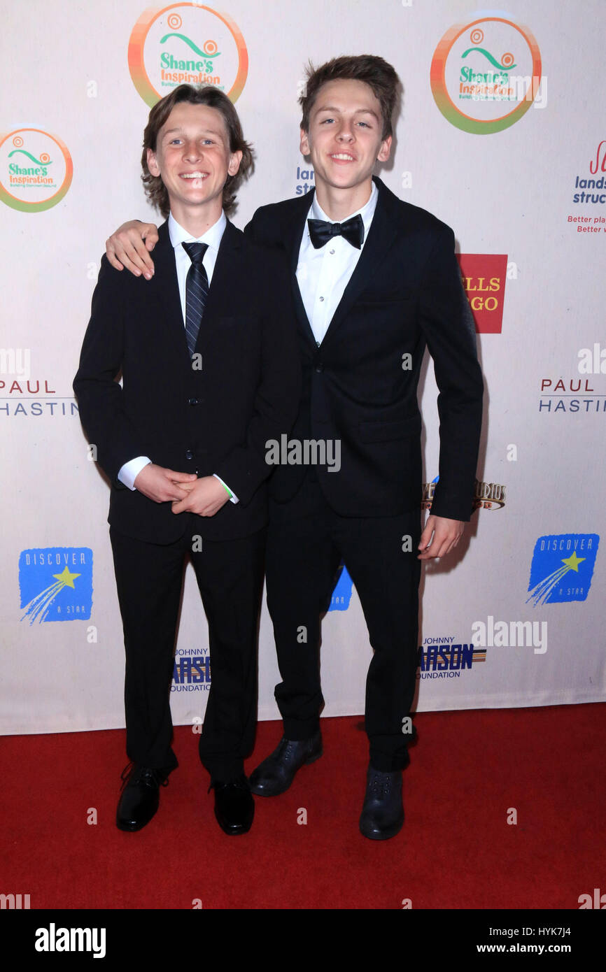 Blake Bertrand and Jacob Bertrand attending the Shane's Inspiration 'A ...