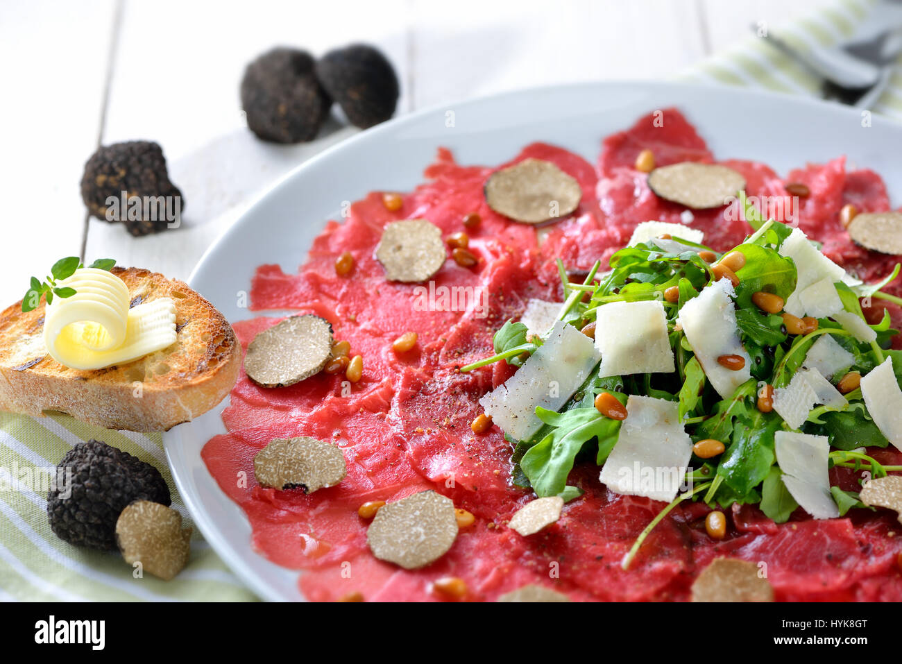 Carpaccio beef starter hi-res stock photography and images - Alamy