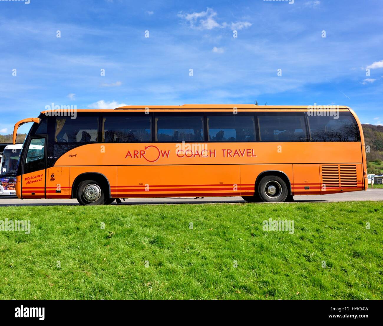 Luxury coach trip bus hi-res stock photography and images - Alamy