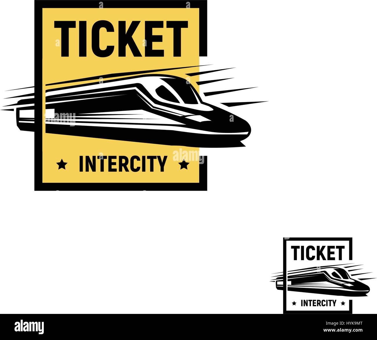 Magnetic levitation train Stock Vector Images - Alamy