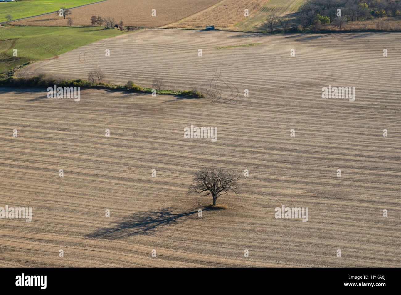 Aerial view of rural dane county hi-res stock photography and images ...