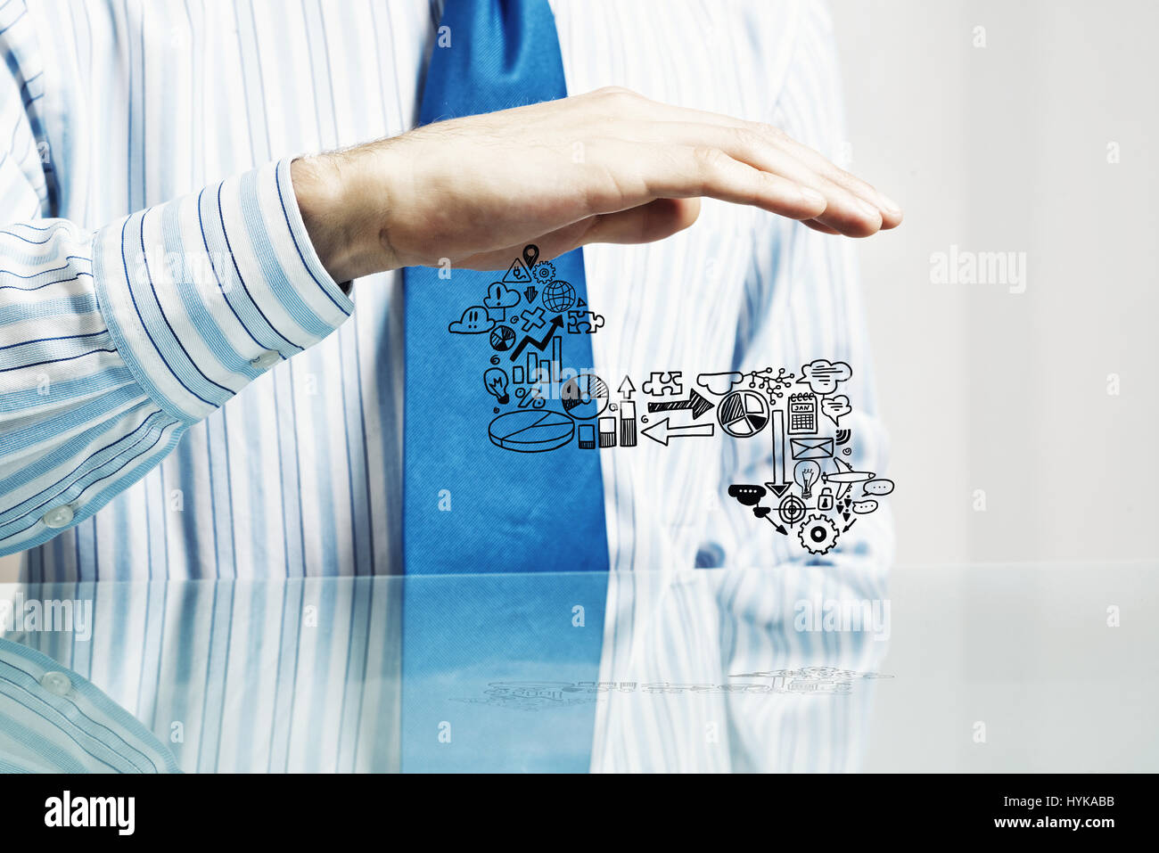 Protect your business Stock Photo - Alamy