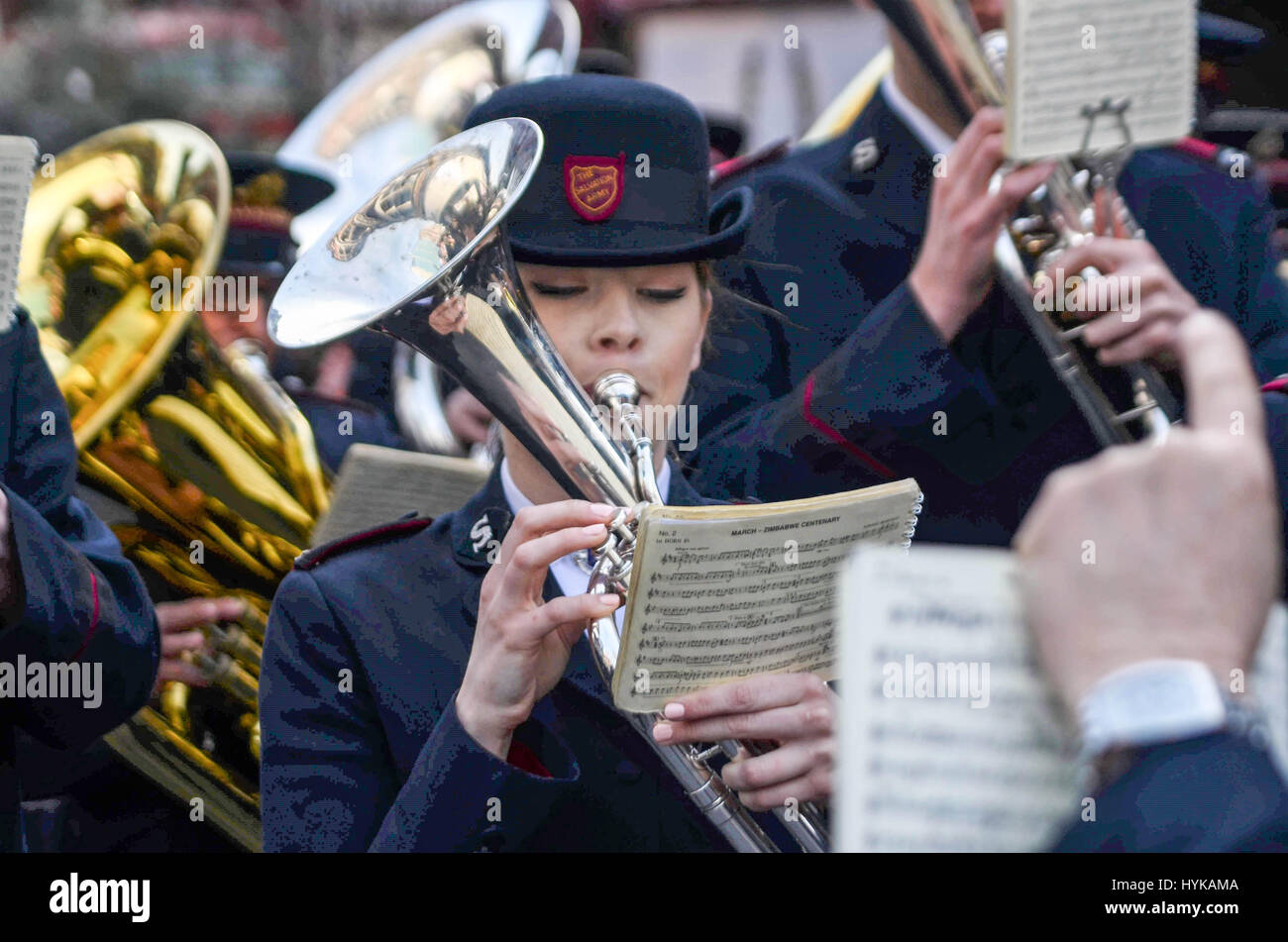 Salvation army brass band hi-res stock photography and images - Alamy