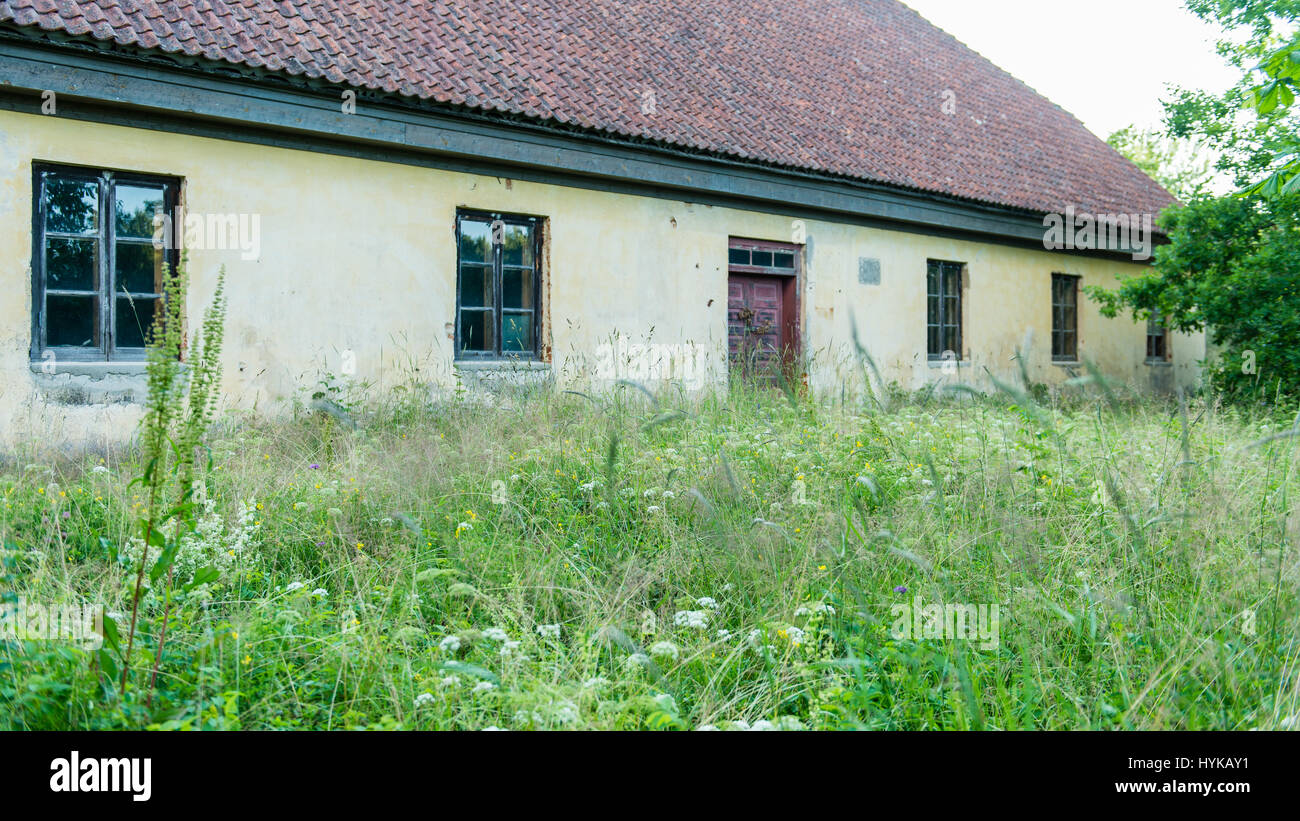 countryside buildings in summer in small village Stock Photo - Alamy