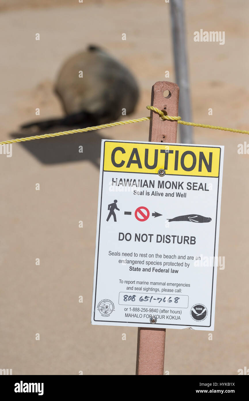 Seal warning sign hi-res stock photography and images - Alamy