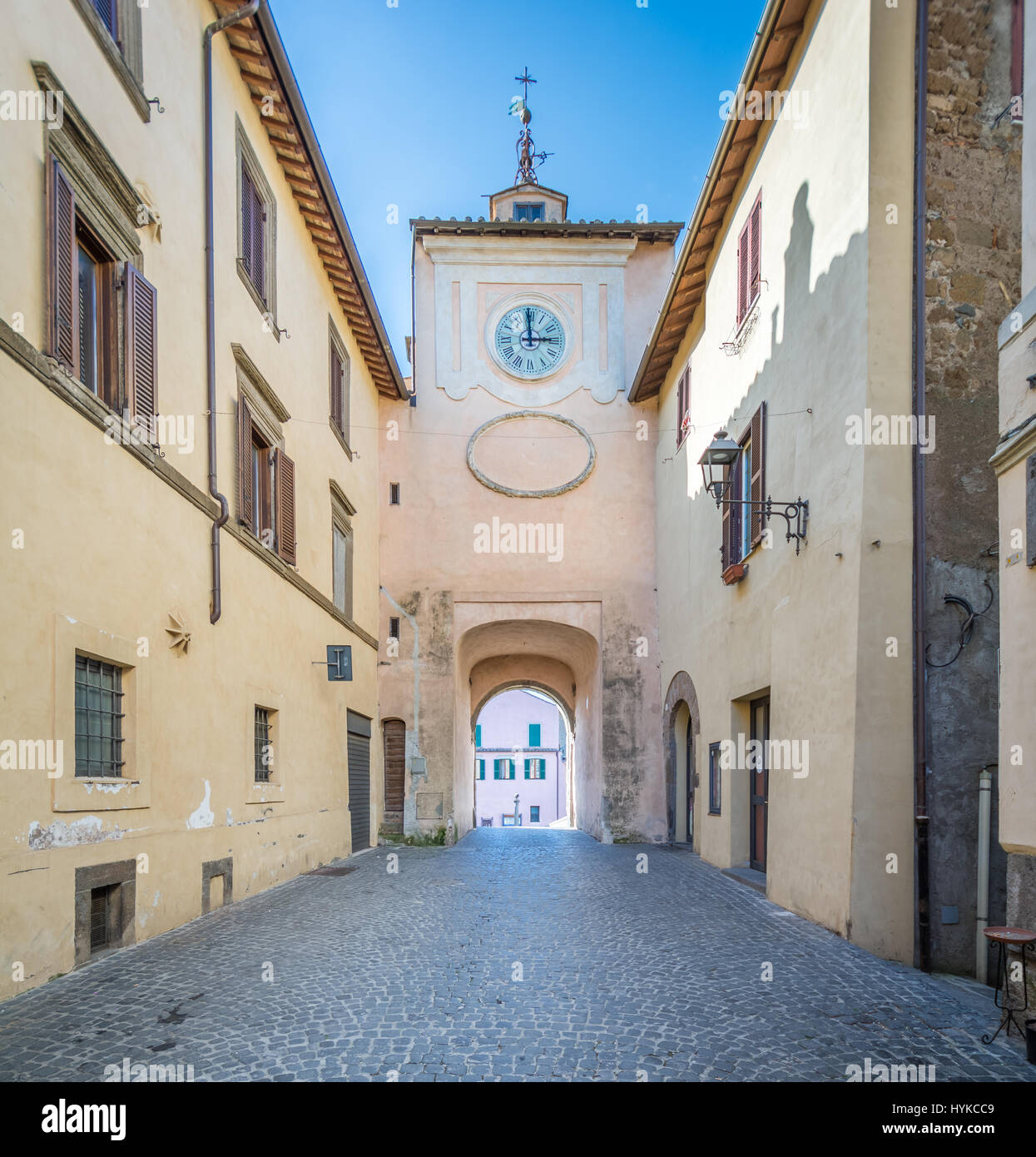 Main gate in medieval village hi-res stock photography and images - Alamy
