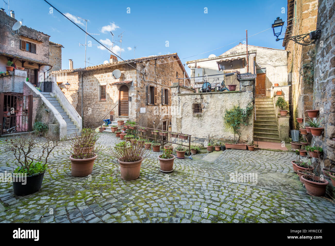 Scenic sight in Capranica, Viterbo Province, Lazio, central Italy Stock ...