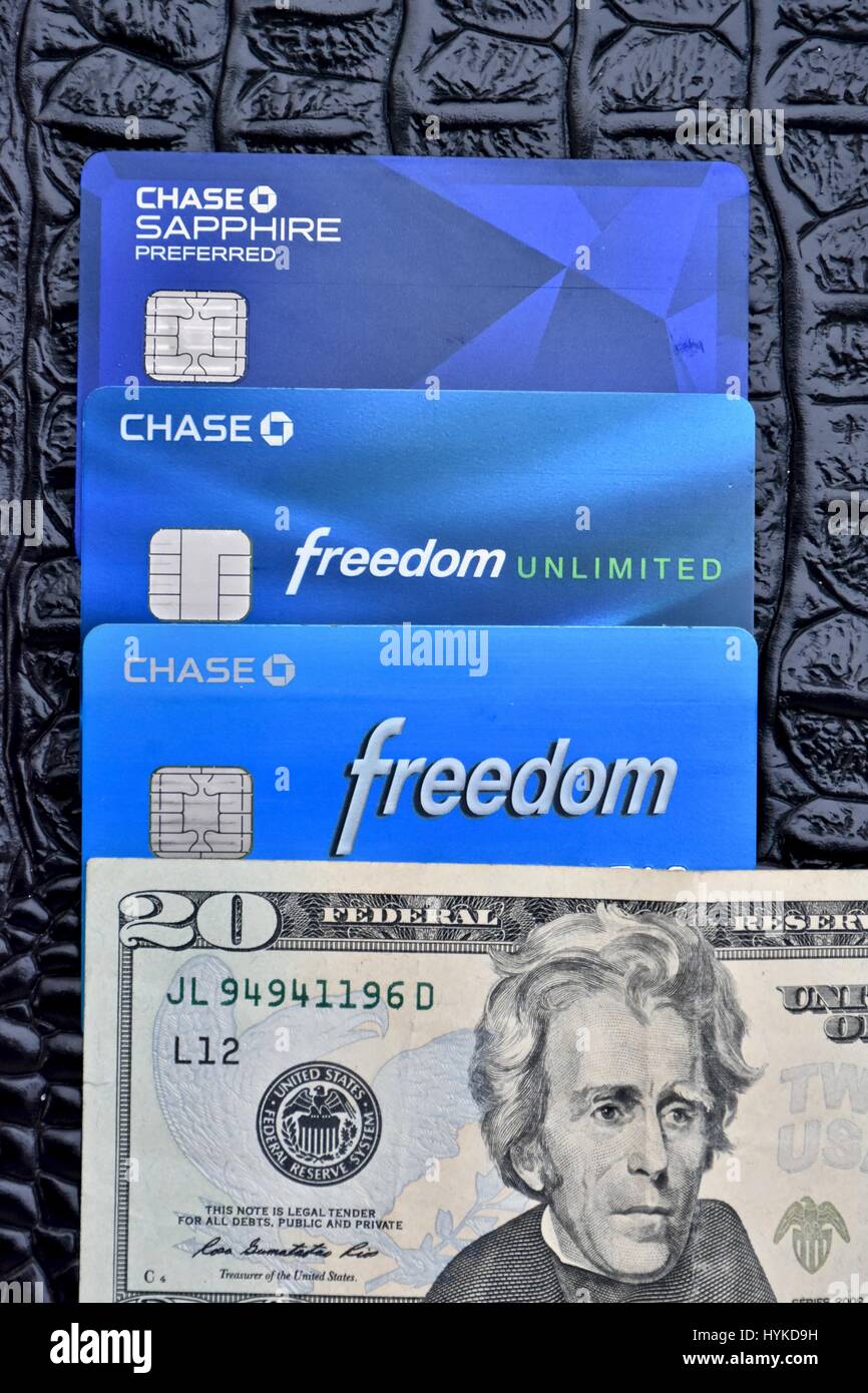 Chase credit cards hi-res stock photography and images - Alamy