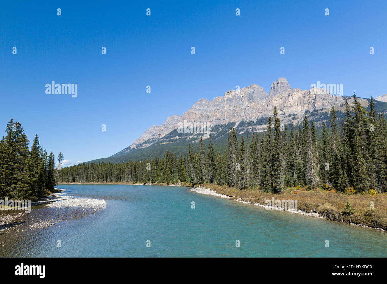 Bow River in Banff National Park, Alberta Canada Stock Photo - Alamy