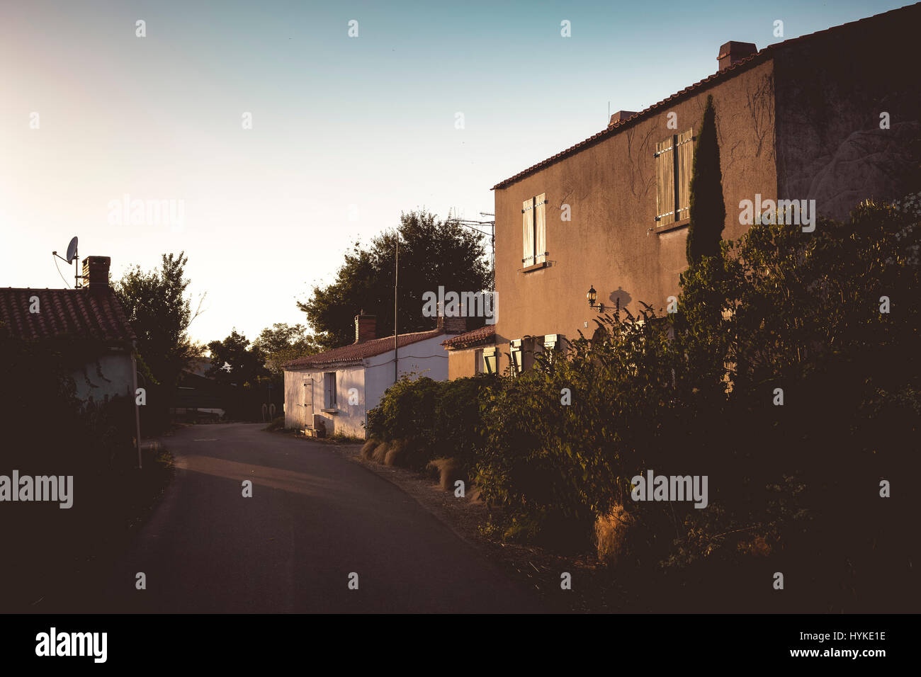 La Faverie village near Coex, Vendee, France Stock Photo - Alamy