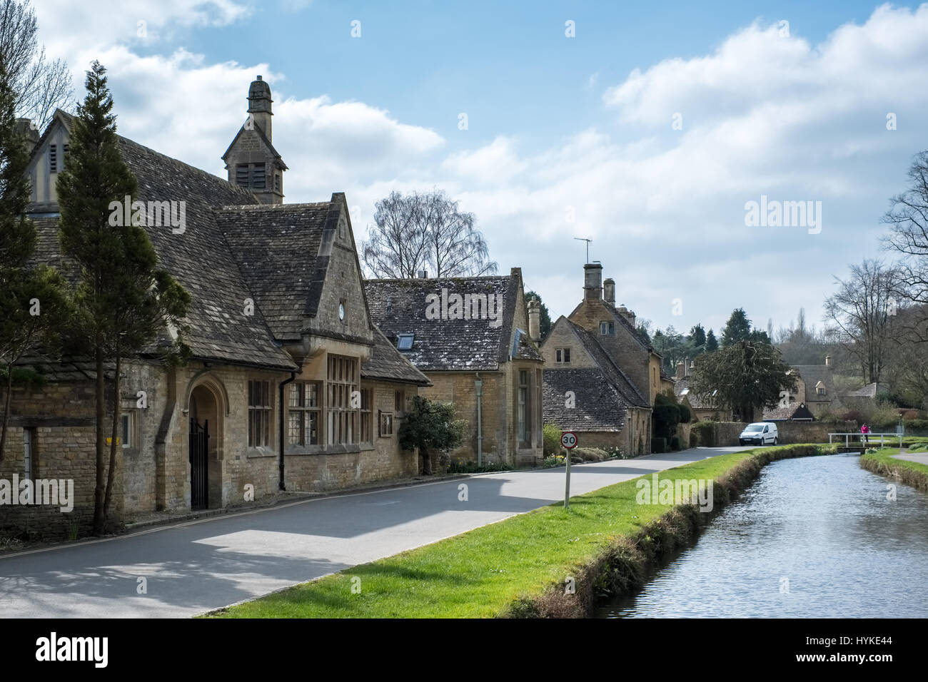 Scenic View of Lower Slaughter Village in the Cotswolds Stock Photo - Alamy