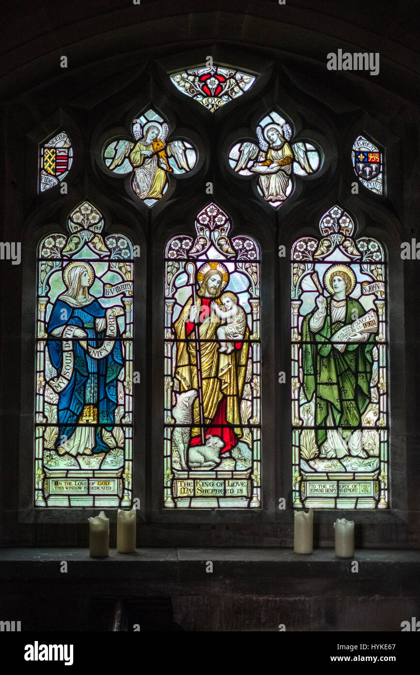 Interior View of St. Mary's Church in Lower Slaughter Stock Photo - Alamy