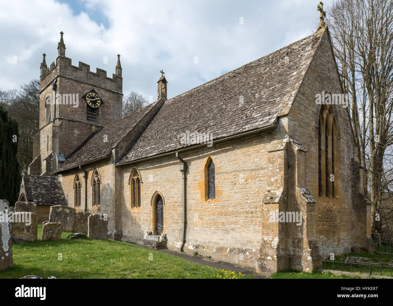 Upper slaughter church uk hi-res stock photography and images - Alamy