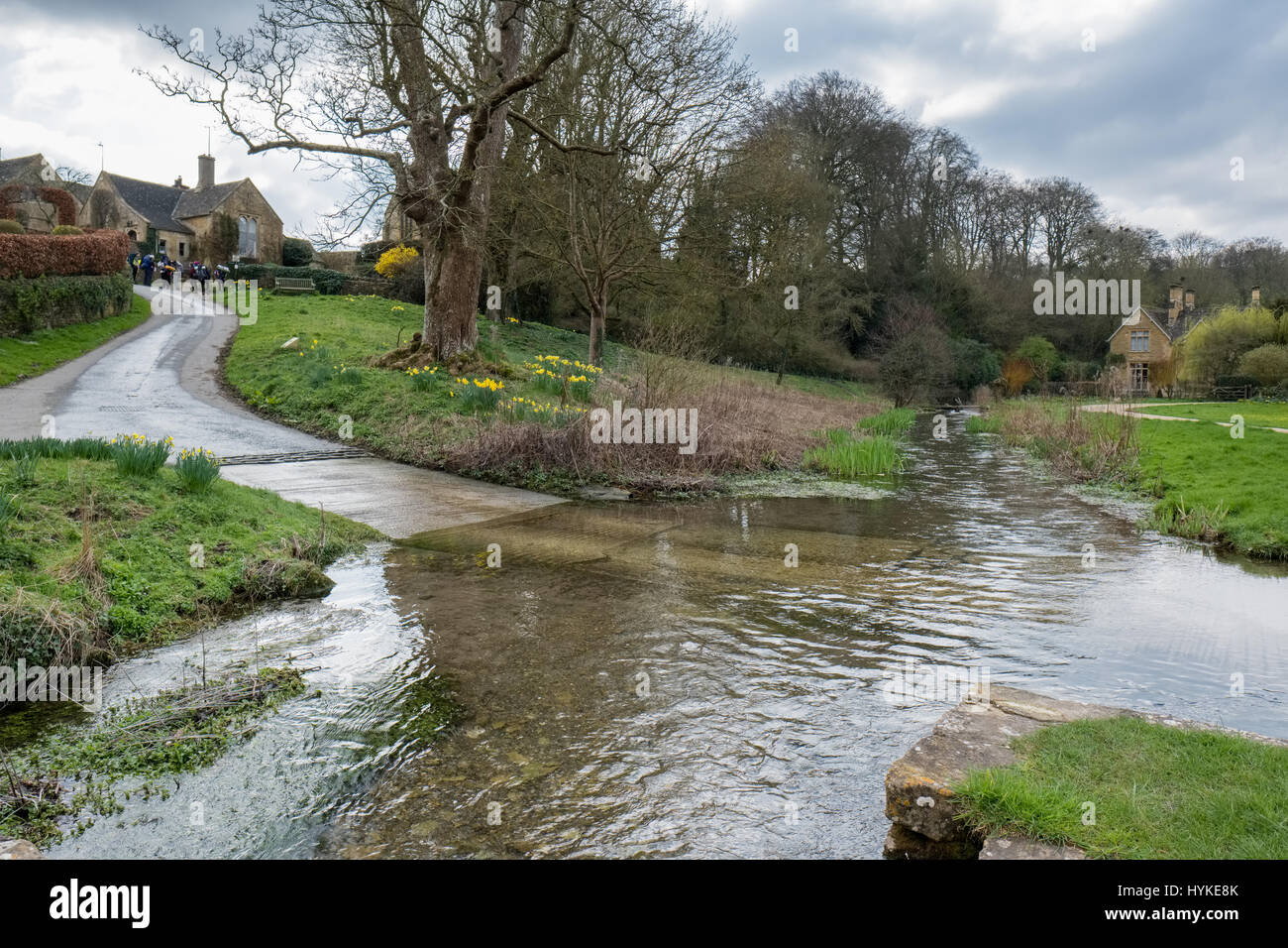 Scenic View of Upper Slaughter Village Stock Photo - Alamy