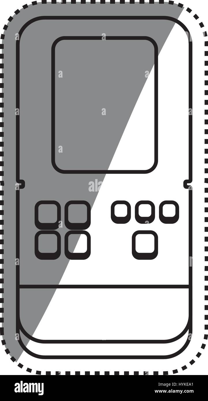 Tetris videogame console icon vector illustration graphic design Stock ...