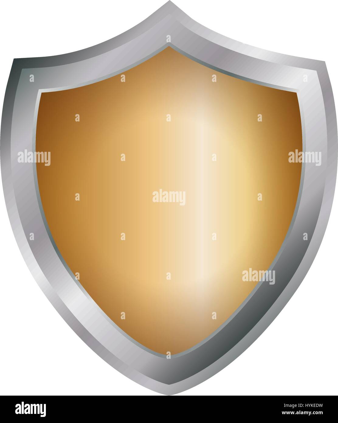 Empty shield emblem icon vector illustration graphic design Stock ...