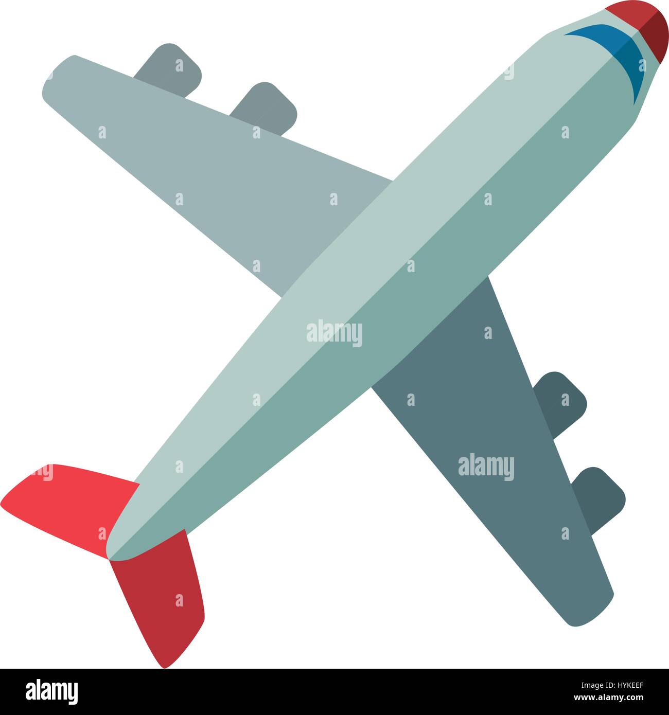 Jet airplane isolated Stock Vector Image & Art - Alamy