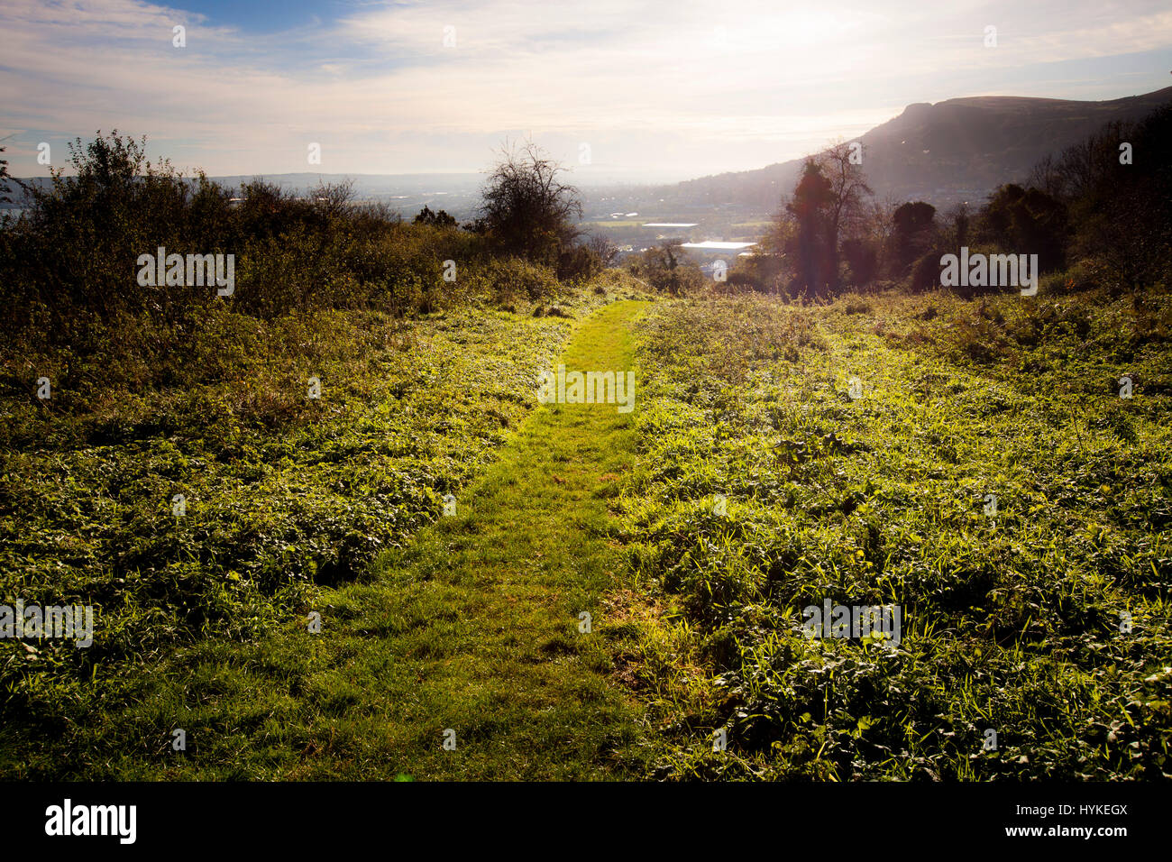 Carnmoney Hill, Newtownabbey, County Antrim, Northern Ireland Stock ...