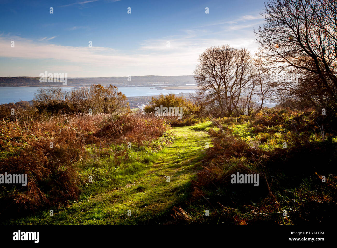 Carnmoney Hill, Newtownabbey, County Antrim, Northern Ireland Stock ...