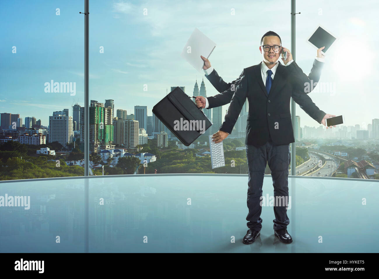 Powerful businessman in suit hi-res stock photography and images - Alamy