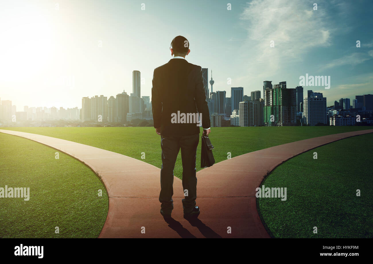 Choosing the right path hi-res stock photography and images - Alamy