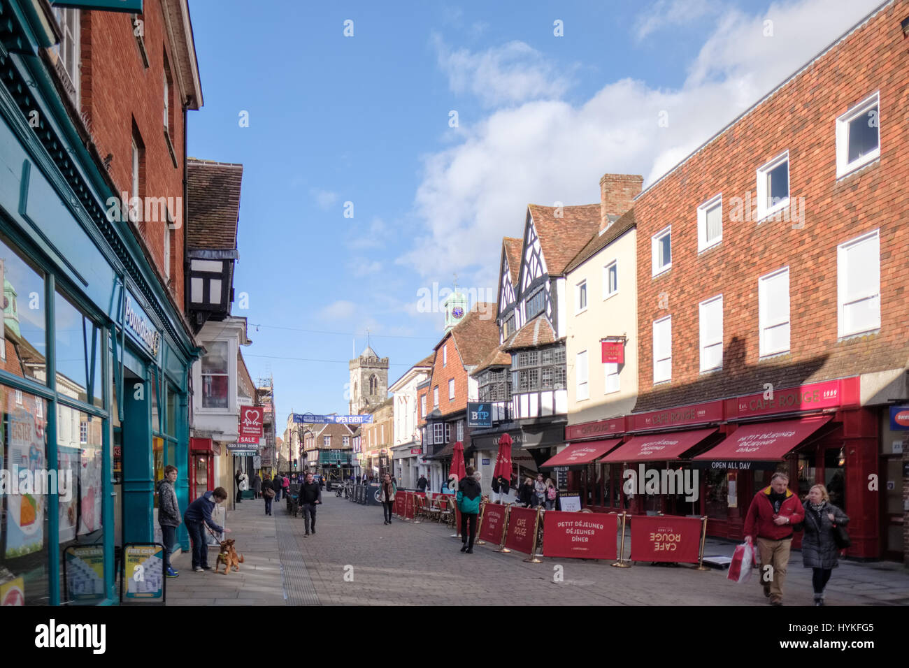 Shopping area salisbury hi-res stock photography and images - Alamy