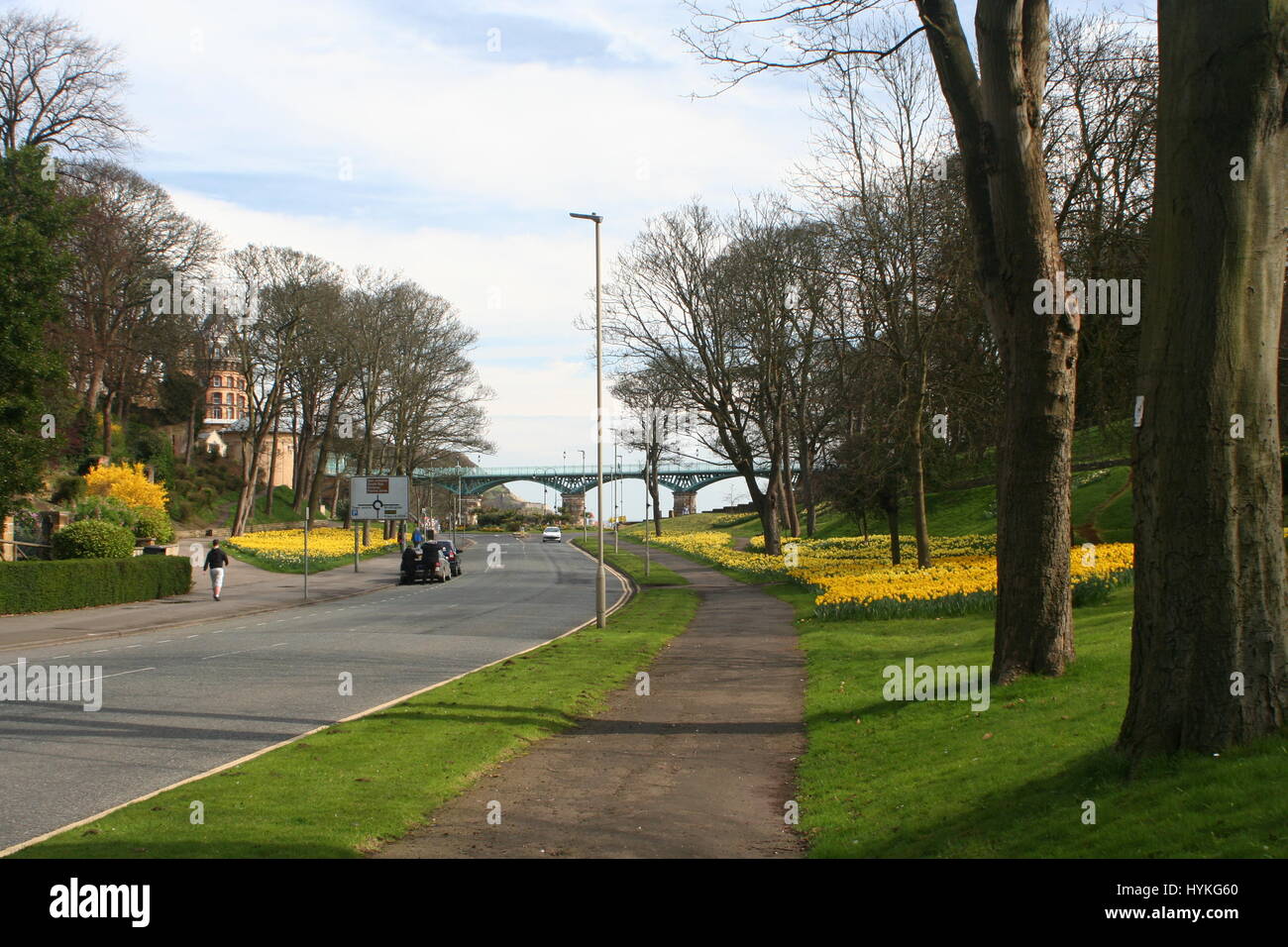 Scarborough in the Spring Sunshine Stock Photo - Alamy