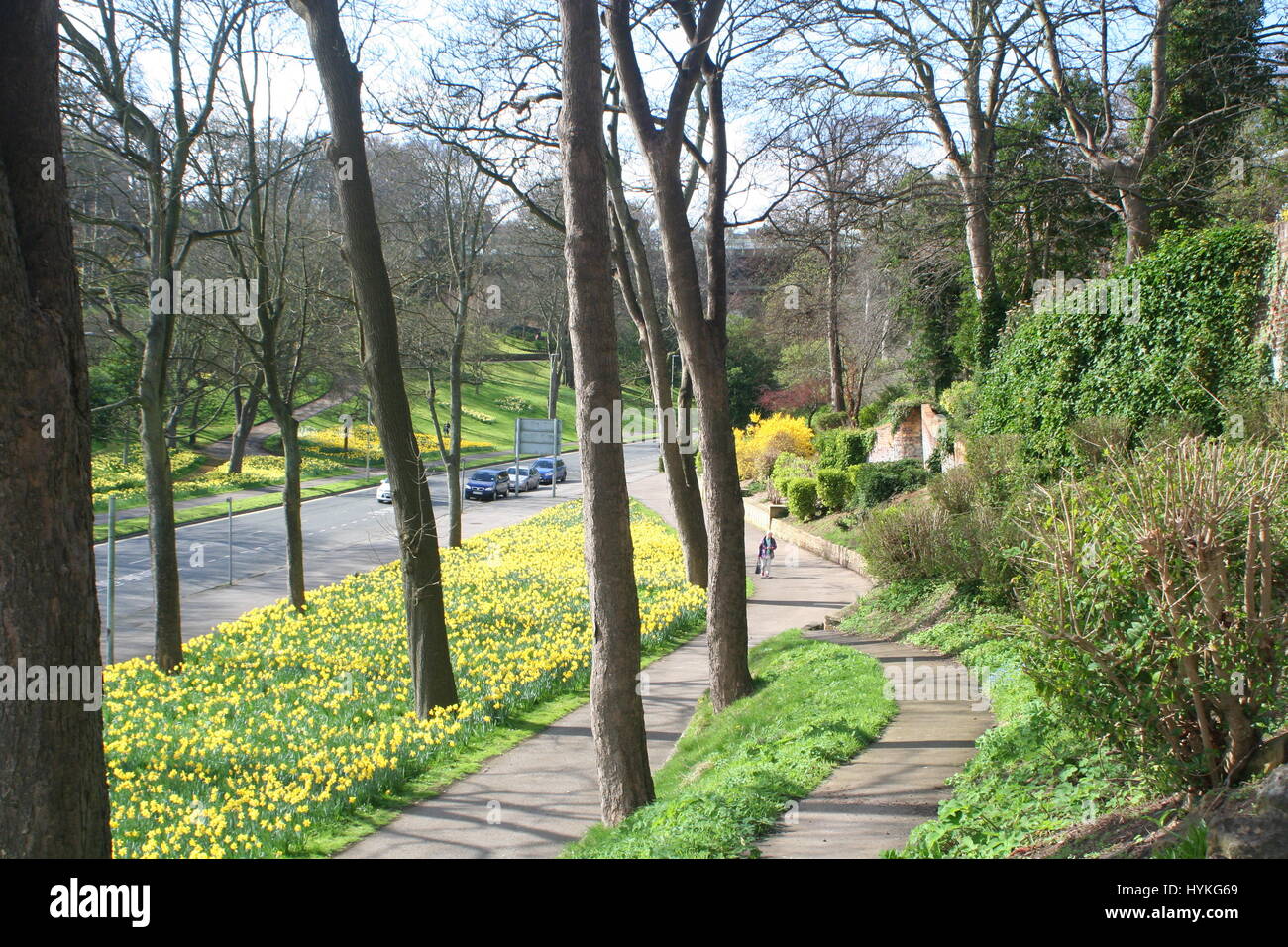 Scarborough in the Spring Sunshine Stock Photo - Alamy