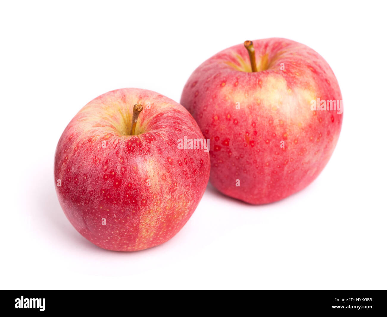 Red apples isolated on white background Stock Photo - Alamy