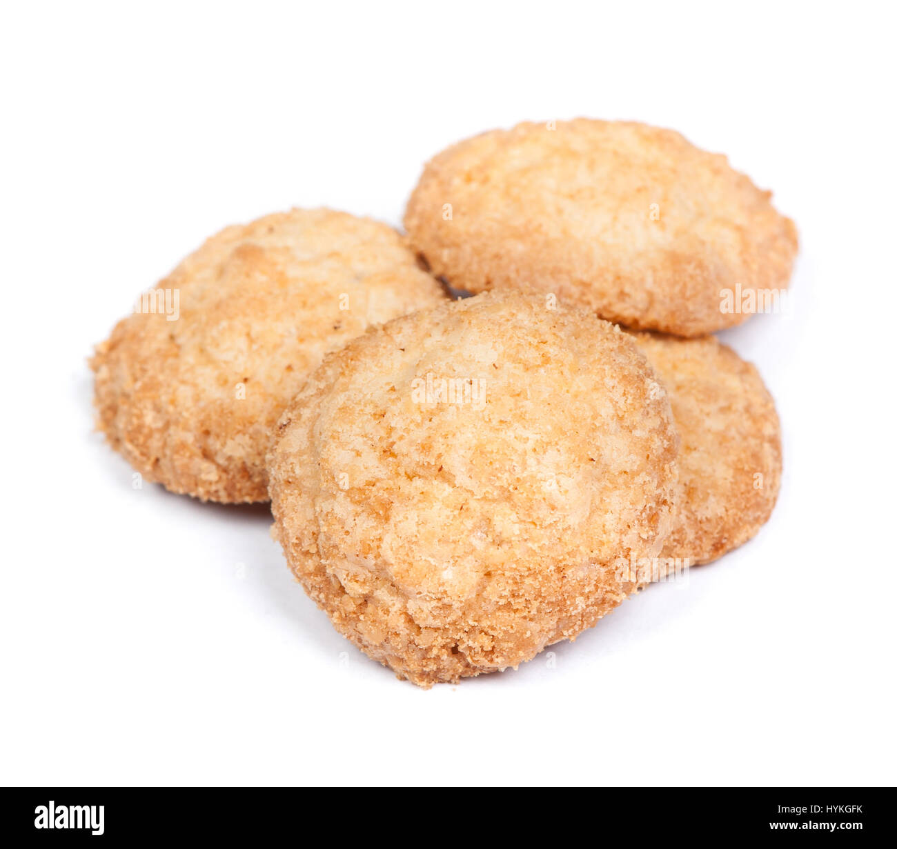 Many cookies isolated on white background Stock Photo - Alamy