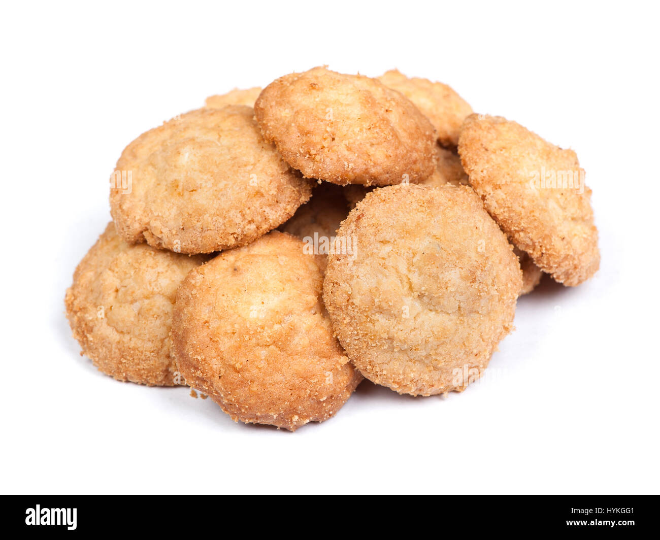 Many cookies isolated on white background Stock Photo - Alamy